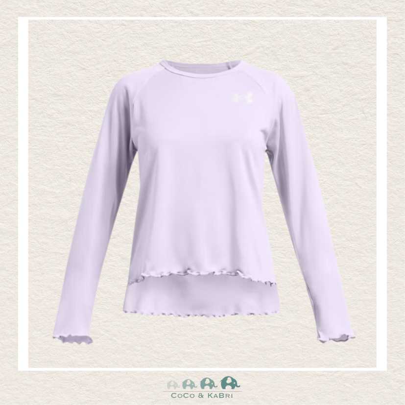 Under Armour Girls Tech Long Sleeve Purple Ymd
