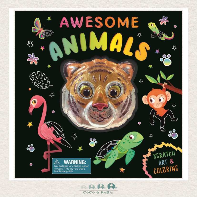 Awesome Animals - Scratch Art & Coloring – CoCo & KaBri