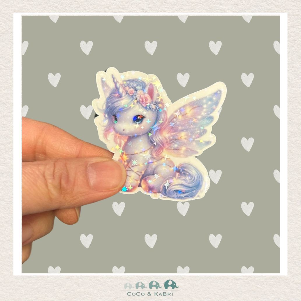 Unicorn Sticker (Laying Down with Lights) – CoCo & KaBri